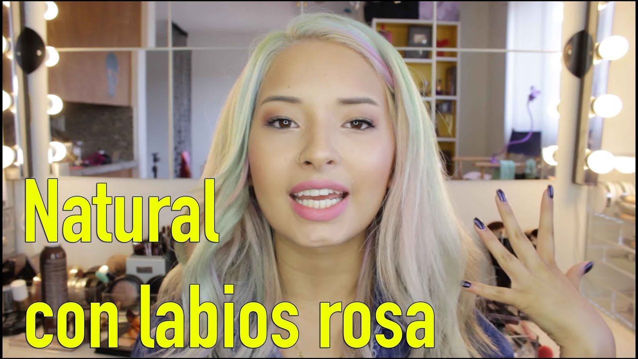 Look Suave Con Labios Rosa - Natural - - YouTube