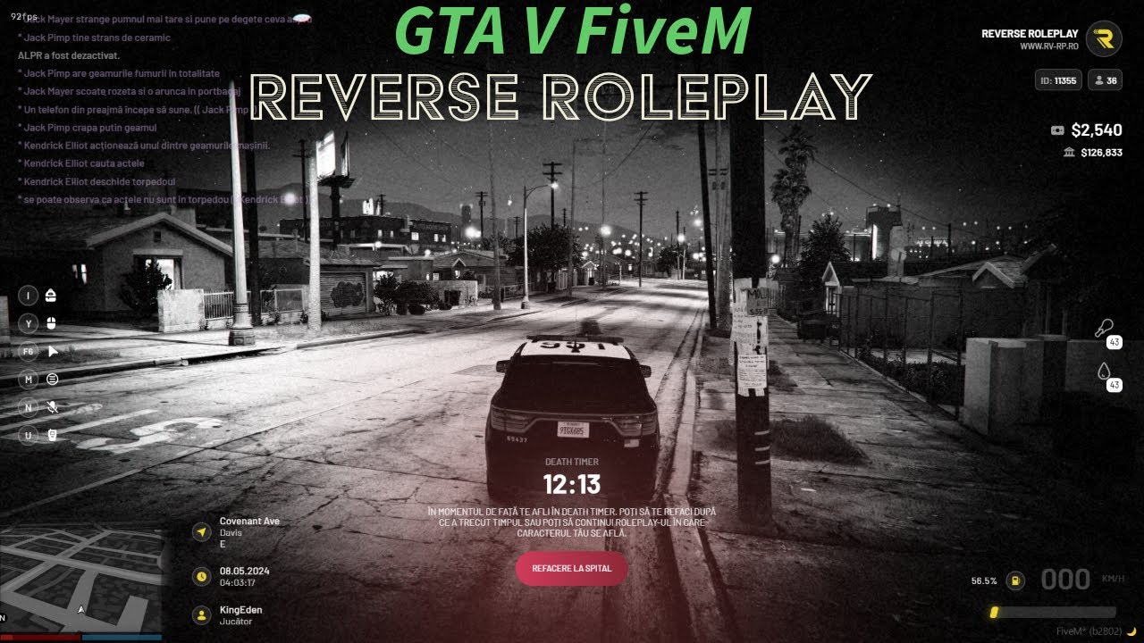 GtaV FiveM Reverse Roleplay - Police Department. - YouTube