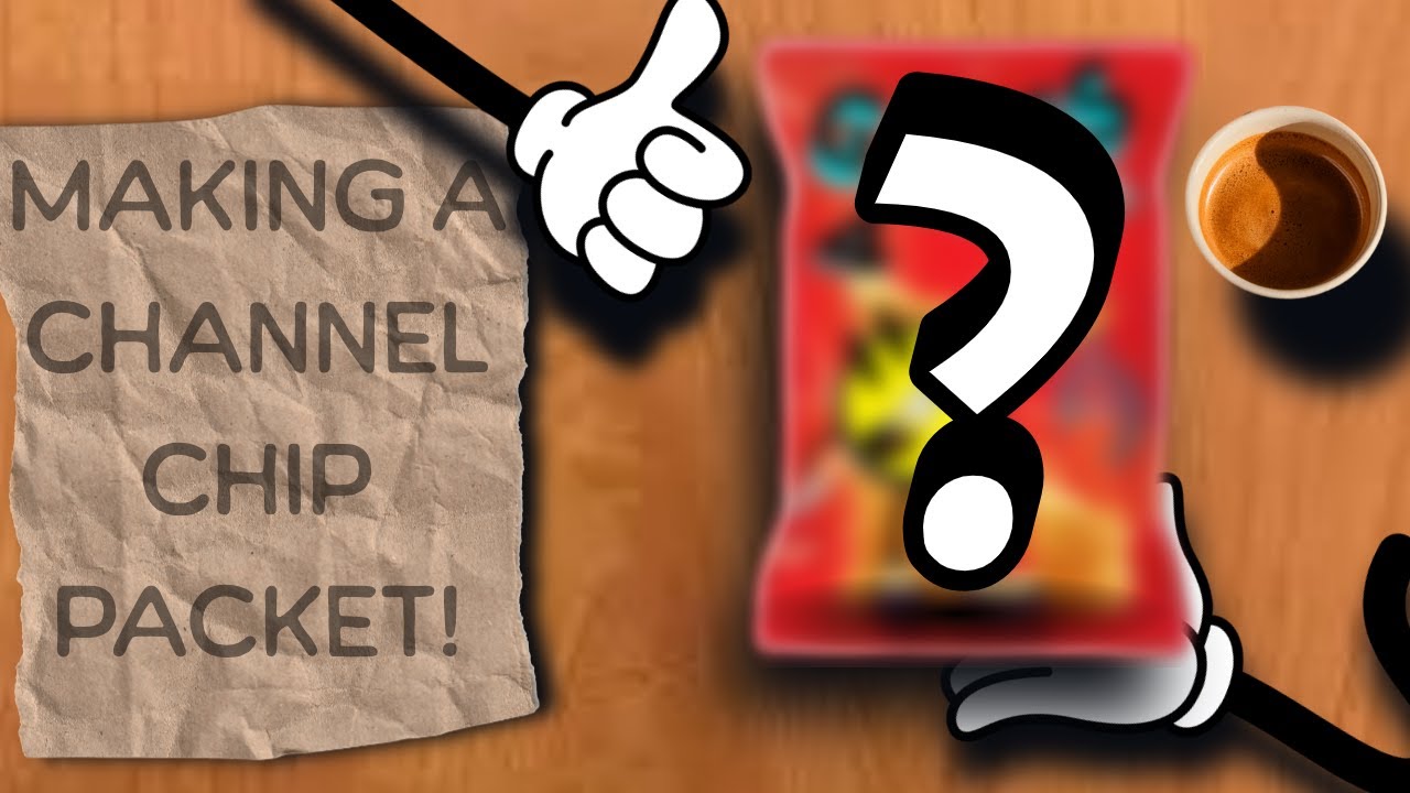 Making a channel themed chip packet! - YouTube