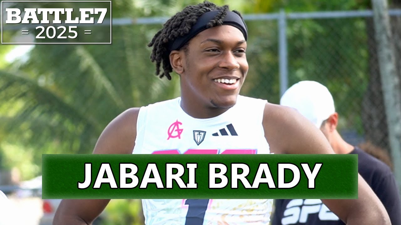 Monarch 2026 WR Jabari Brady at Battle Miami 7v7 Tournament | SFE - YouTube