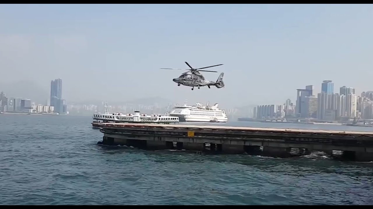 Camera's shutter speed and frame rate match helicopter`s rotor - YouTube