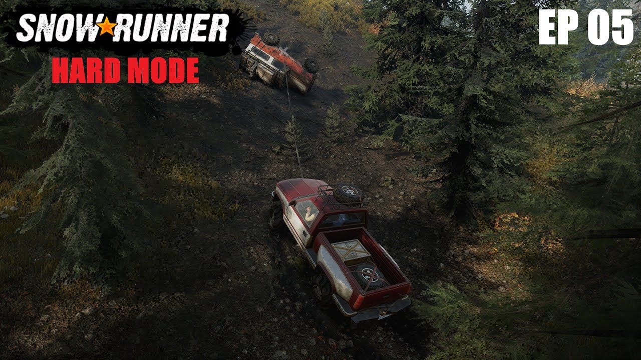 Snowrunner Hard Mode Playthrough Ep 05 - Good thing I have 2 scouts ...