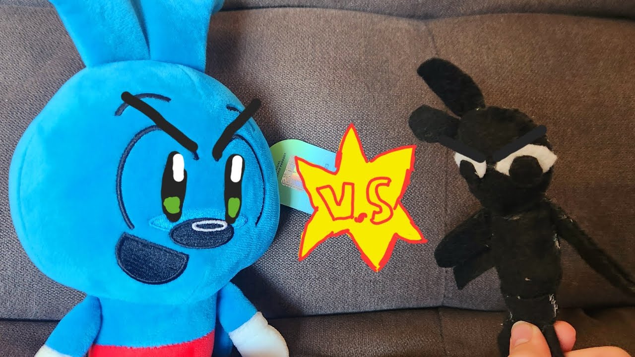 Reggie, the rabbit monkey vs. Shadow Reggie, plush video - YouTube