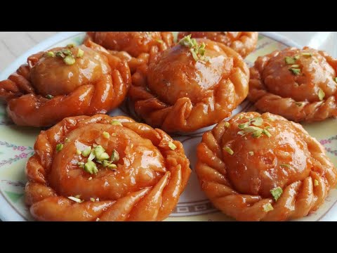 Diwali special Chandrakala sweet recipe Hindi - YouTube