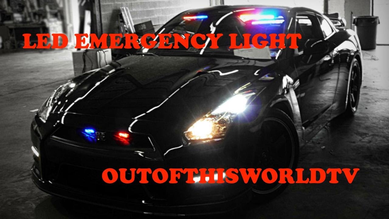 Cheapest Super Bright LED Emergency Vehicle Strobe Lights (Amber ...