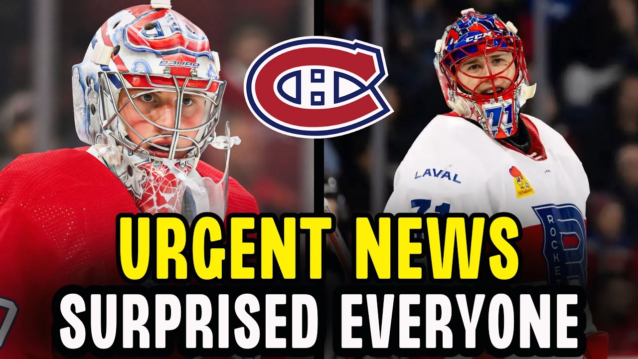 BREAKING! GOALIE SHAKE-UP JUST HAPPENED! HABS NATION FIRED UP ...