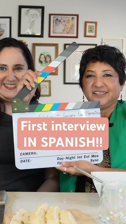 First Interview IN SPANISH! #whenfoodandlifemeet - YouTube