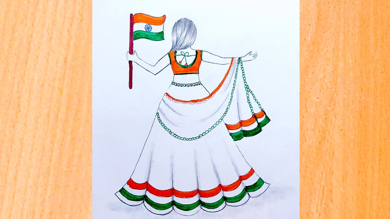 Republic Day Drawing Easy Steps / How to draw 26 January Drawing Easy ...