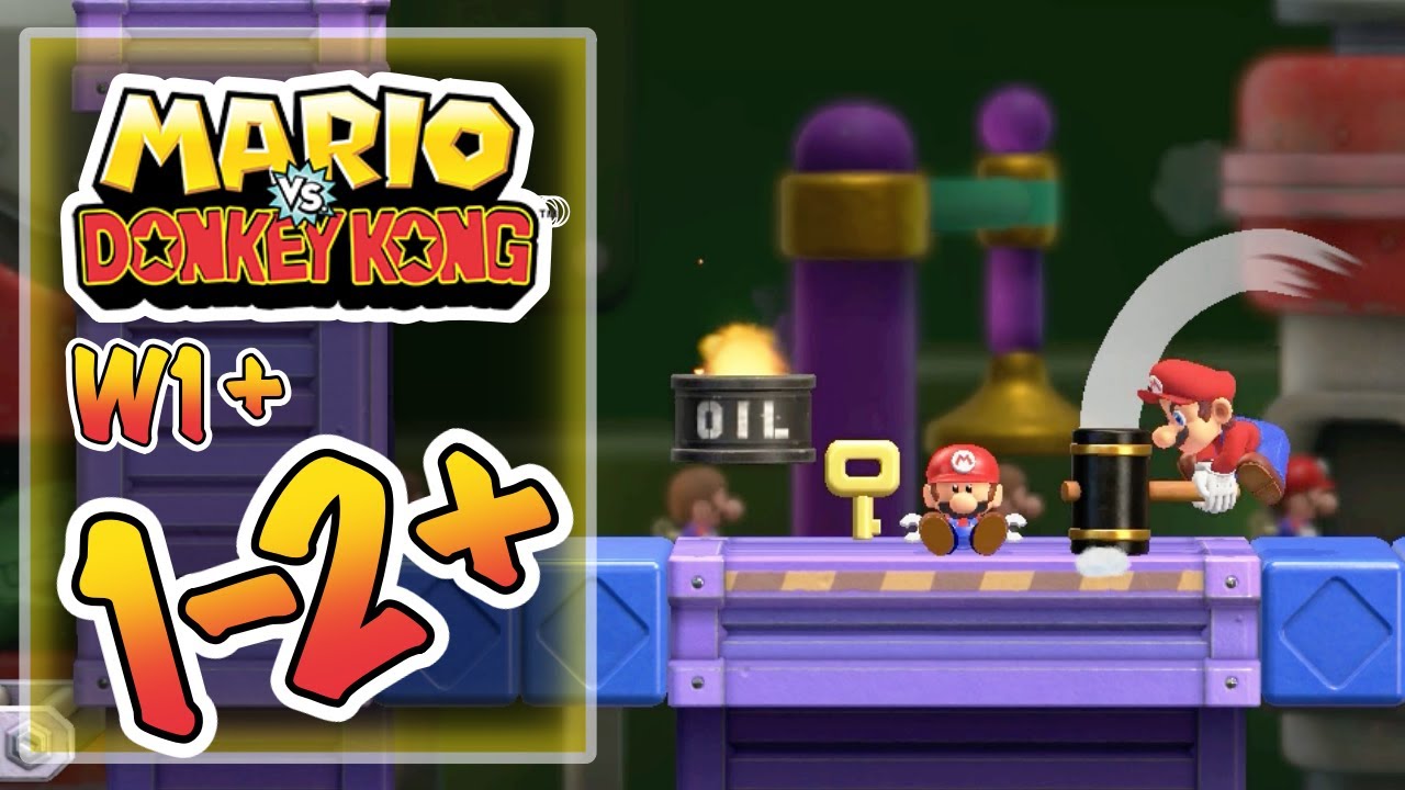 Mario vs Donkey Kong - Level 1-2+ - All Presents (Gifts) W1+ - Mario ...