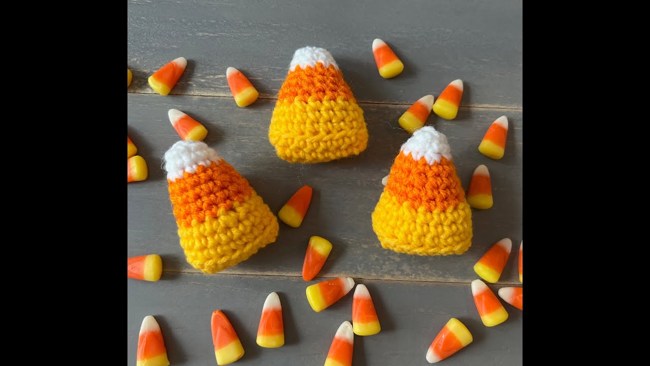 September Monthly Mini: Candy Corn Crochet Pattern - YouTube