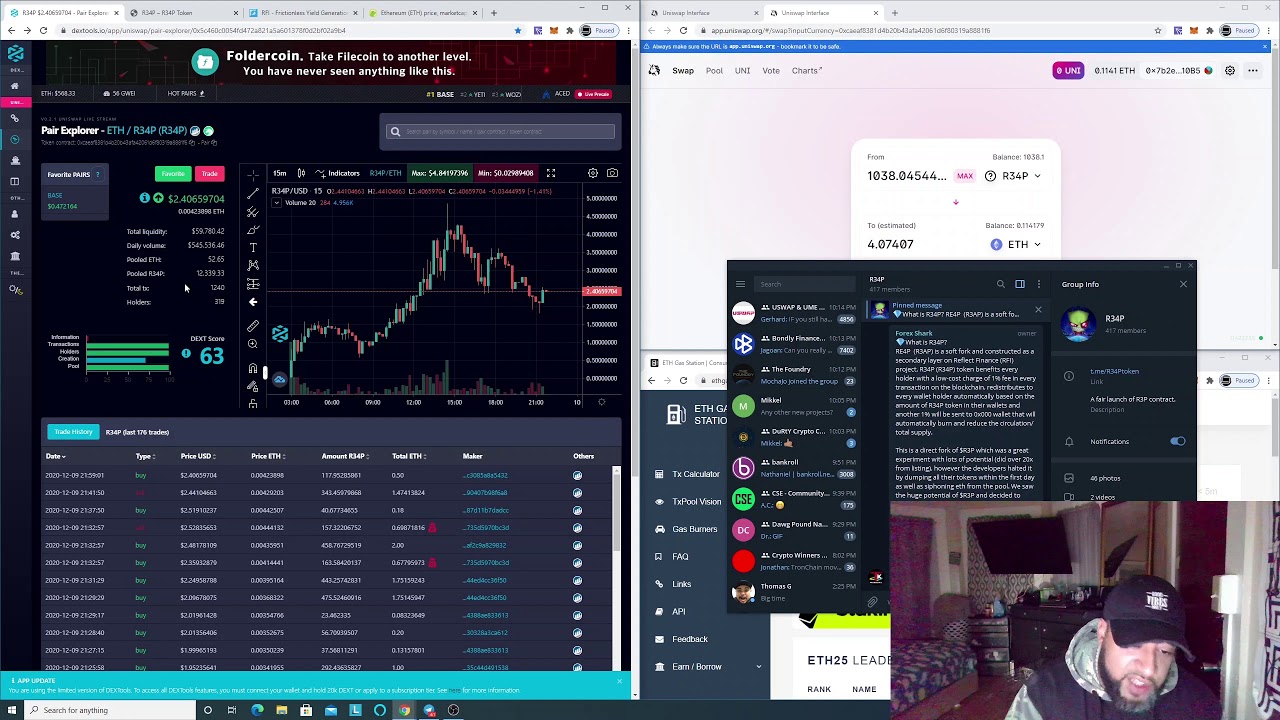 R34P TOKEN FAIREST LAUNCH EVER? 10K PROFIT FIRST DAY! (Wakin, Bakin ...