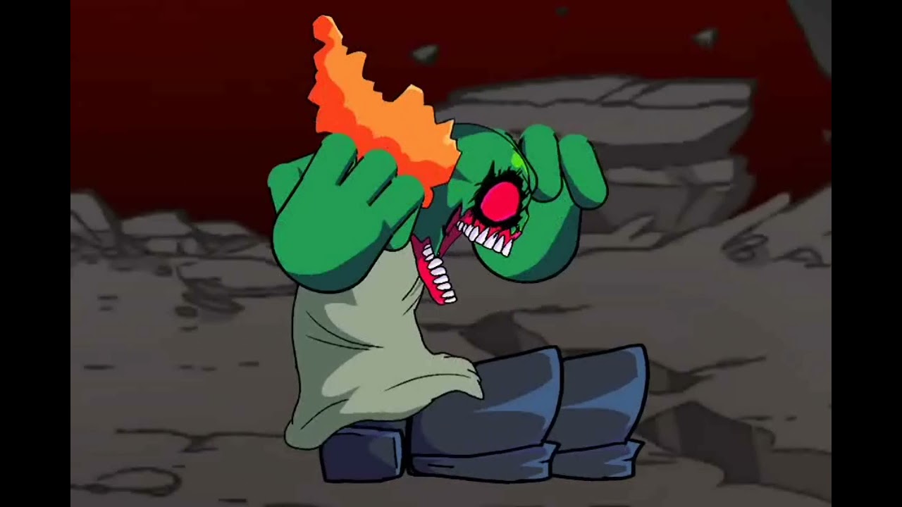 (FNF/MC/Dc2) Tricky Accelerant Side View model preview Animation - YouTube