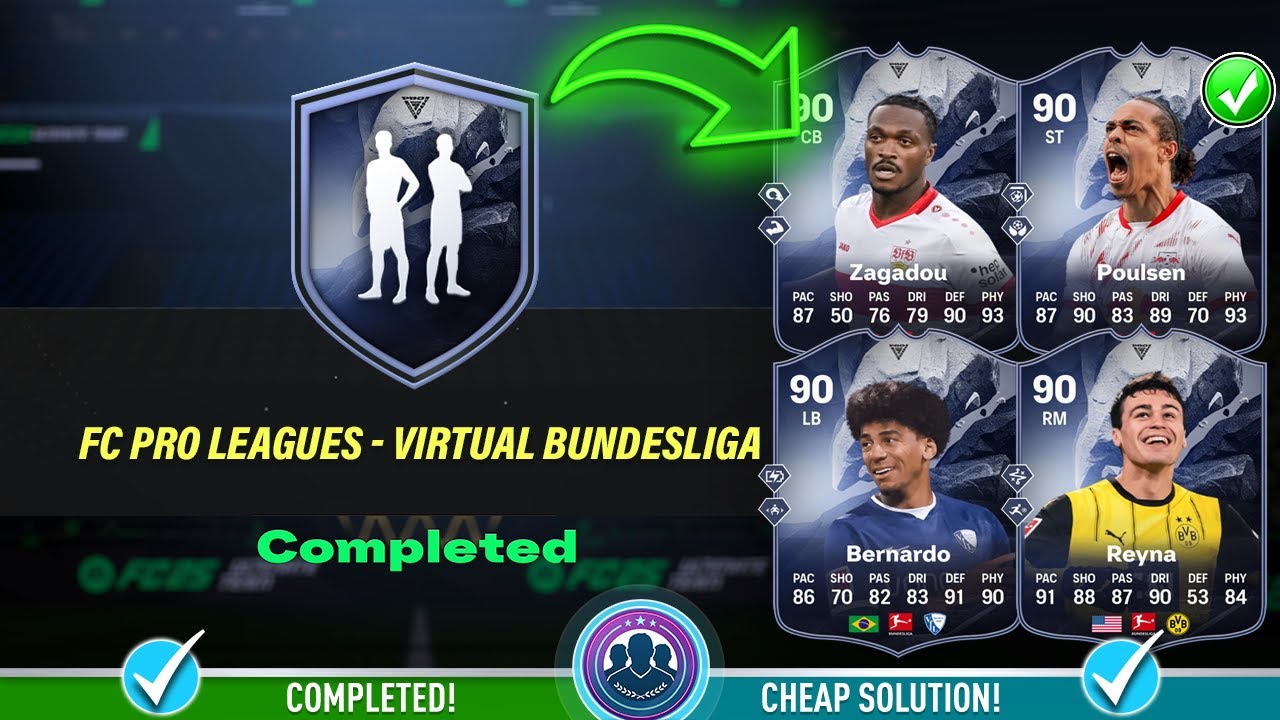 FC Pro Leagues - Virtual Bundesliga SBC Solution - Cheap Solution ...