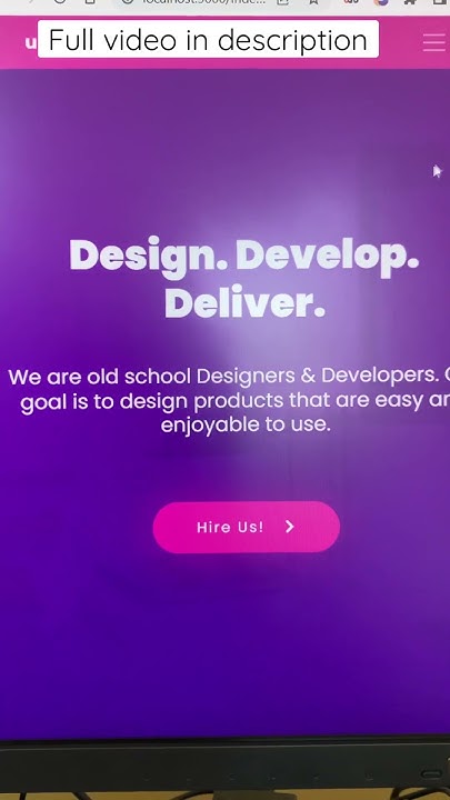 UI Design to HTML, CSS Using Bootstrap 5 | Website | Responsive #css #html #bootstrap # ...