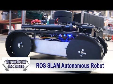 ROS SLAM Robot SuperDroidRobots - YouTube