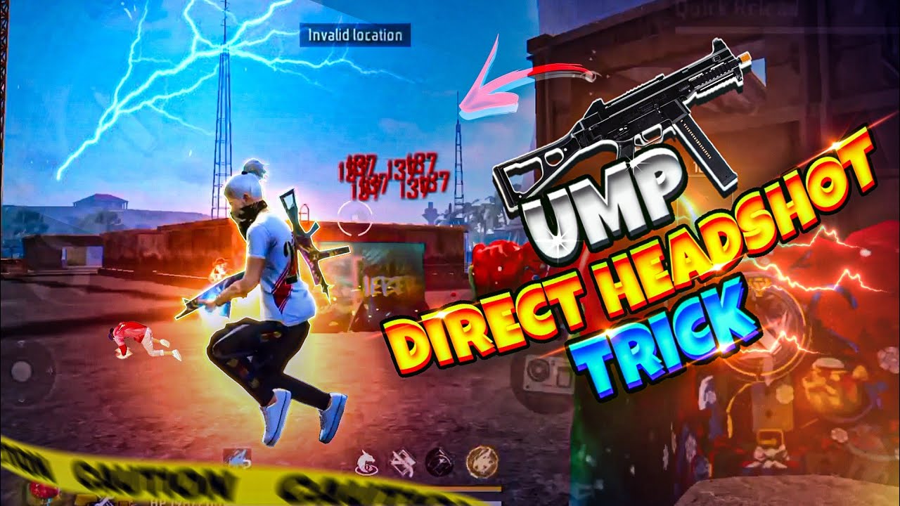 Ump Direct Head Trick Brazilian Players Secret | No Recoil Setting 🤯 ...