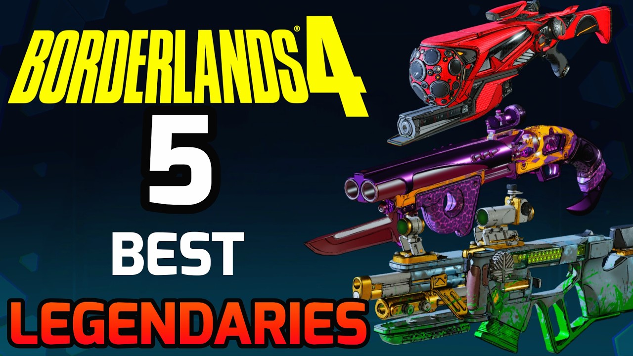 Borderlands 4 BEST LEGENDARY GUNS + Where to Find Them - YouTube