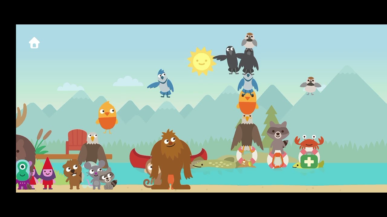 Sago Mini Camping - all characters stacked on top, excluding owl - YouTube