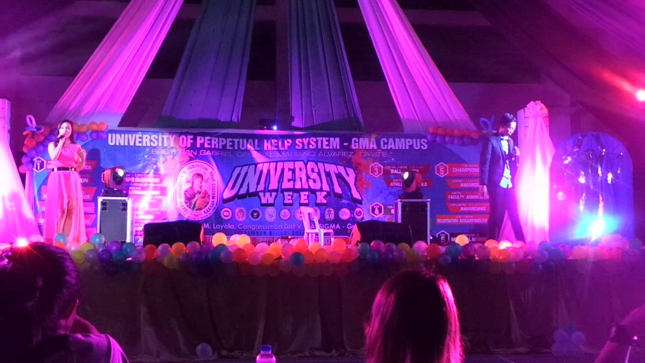 DUET SINGING CONTEST : 1ST PLACE | U-WEEK 2014 - YouTube