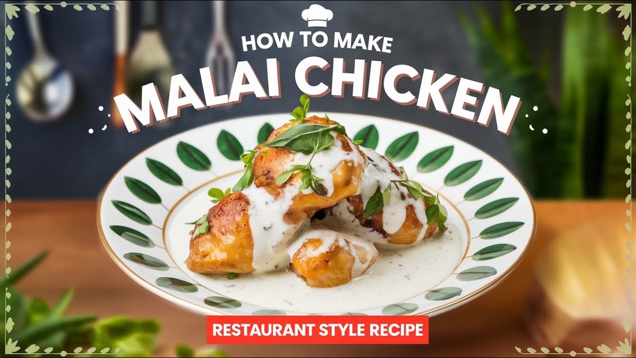 How To Make Malai Chicken | Chicken Malai Banane Ki Recipe | Malai ...