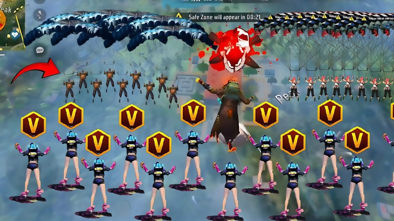 FREE FIRE🔥MOBILE🎮GAMEPLAY😈 FUNNY🤣PEAK RUSH😱#freefire #foryou #gaming# ...