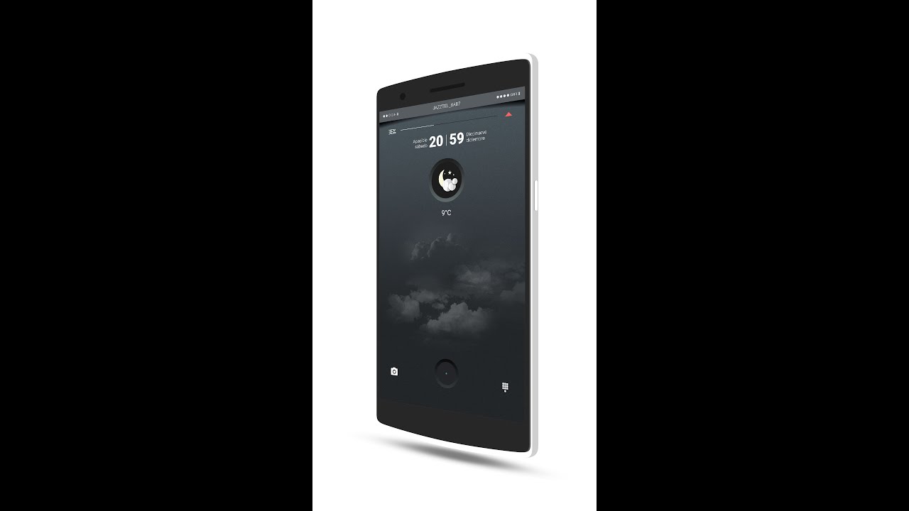 Homescreen for Klwp [ Black in Dark V5] - YouTube