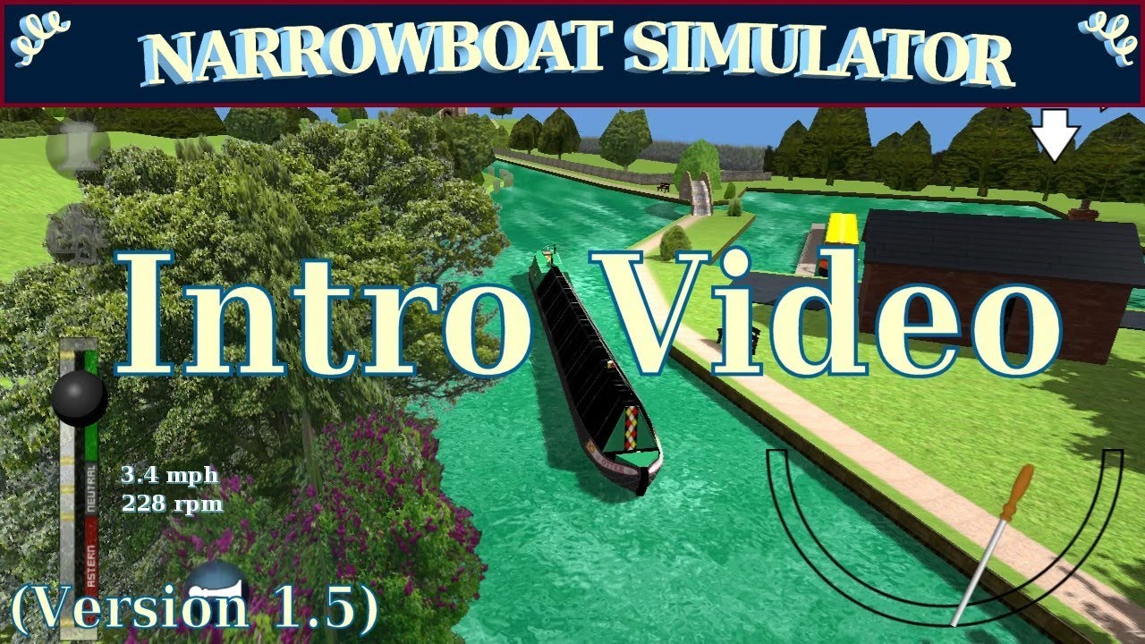 (Old Version 1.5) Narrowboat Simulator game showcase - YouTube