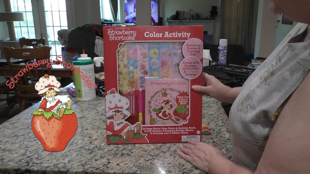 Strawberry Shortcake Color Activity! 🍓 - YouTube