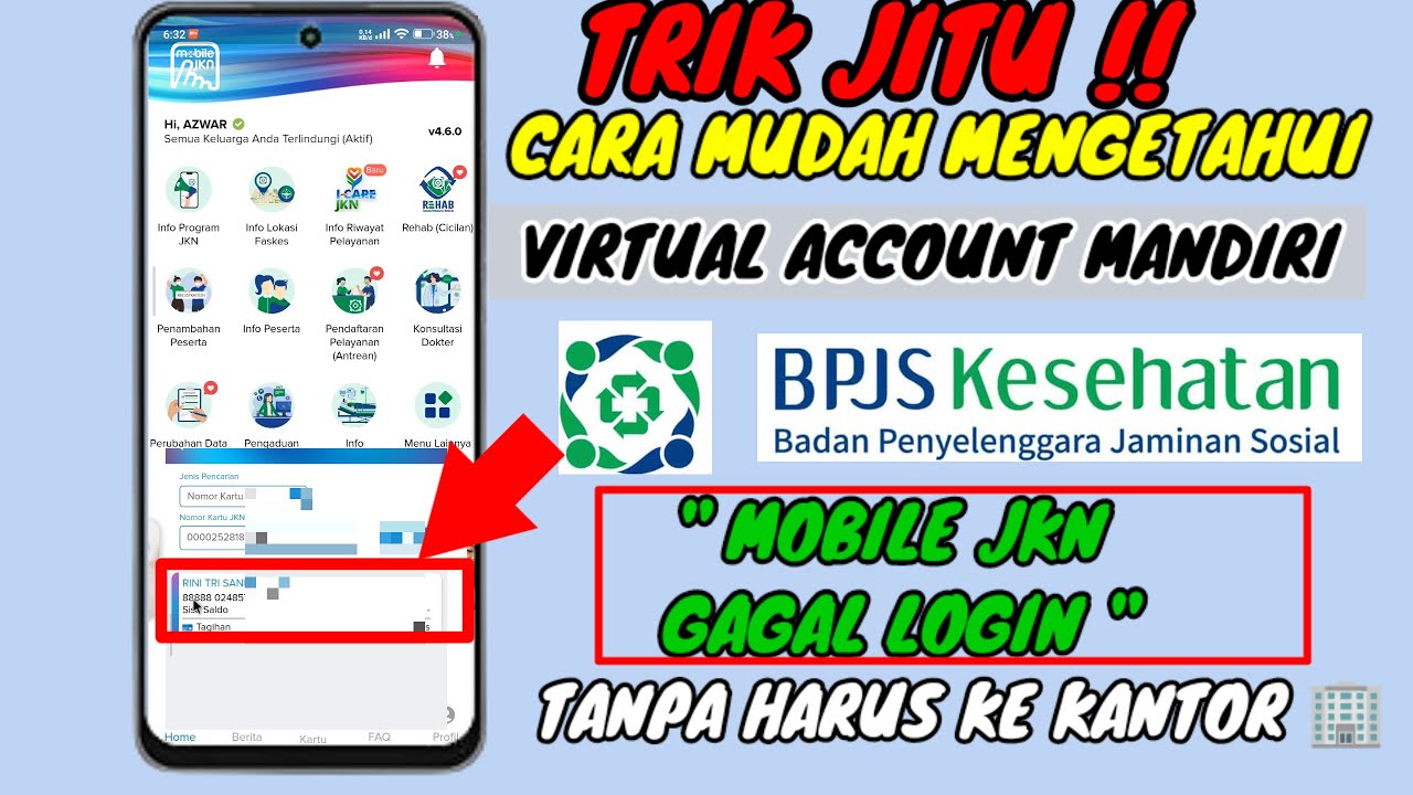 Cara Mudah Mengetahui Kode Virtual Account BPJS Kesehatan - YouTube