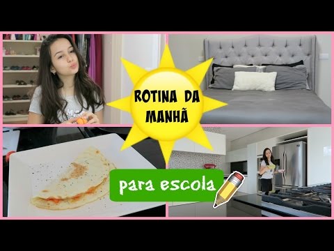 Rotina da Manhã para Escola