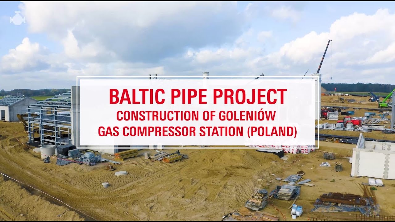 Baltic Pipe Project Construction of Goleniów - YouTube