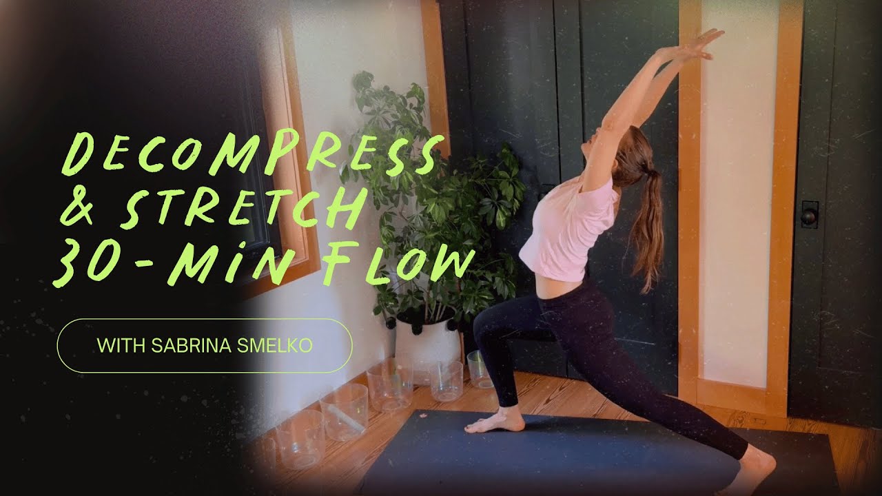 35-Minute Decompression & Stretch Flow - YouTube
