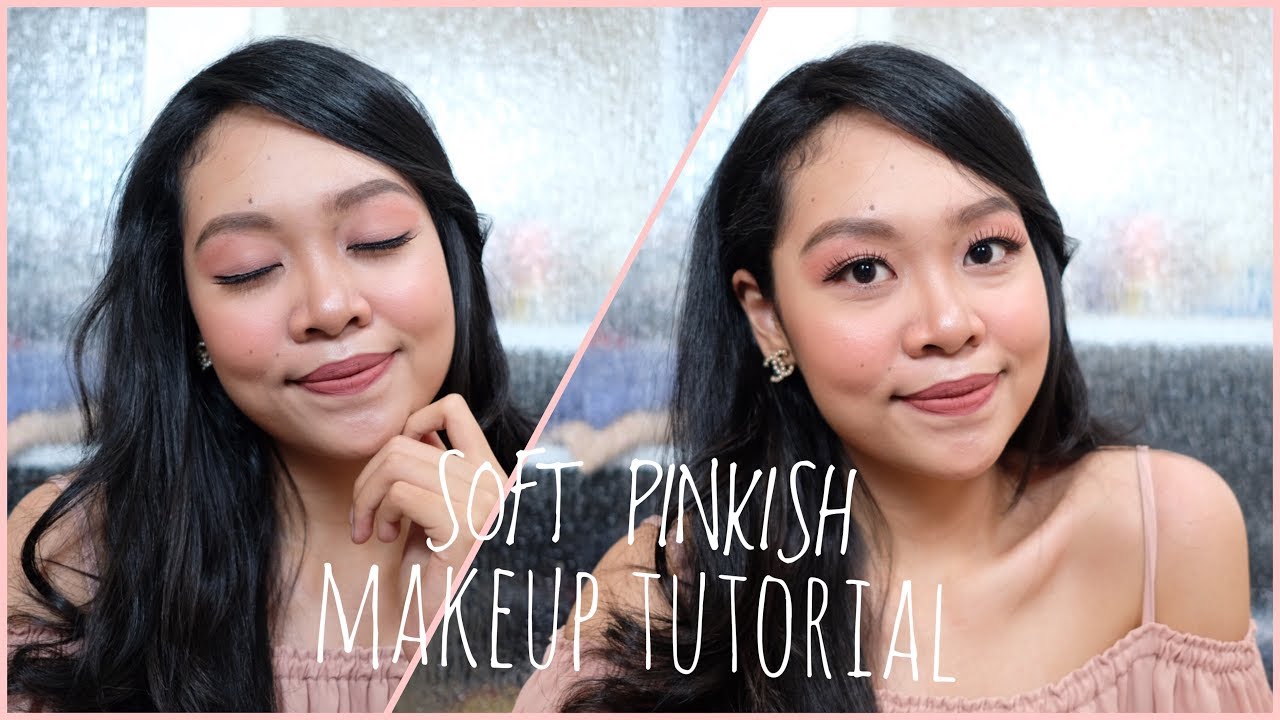 Soft Pinkish Makeup Tutorial for Beginner - YouTube