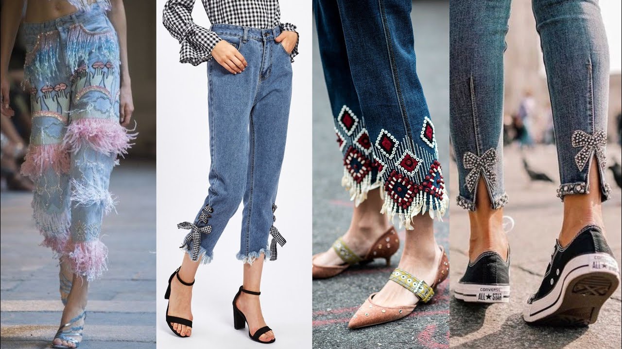 Latest And Stylish Jeans Designs For Girls 2020|| world famous jeans ...
