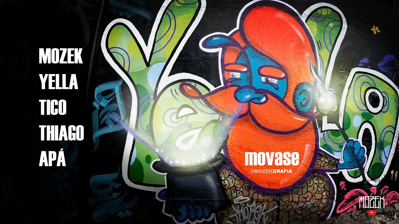 Graffiti São Paulo - Colab Mozek e Yella + Apá + Thiago + Tico - YouTube