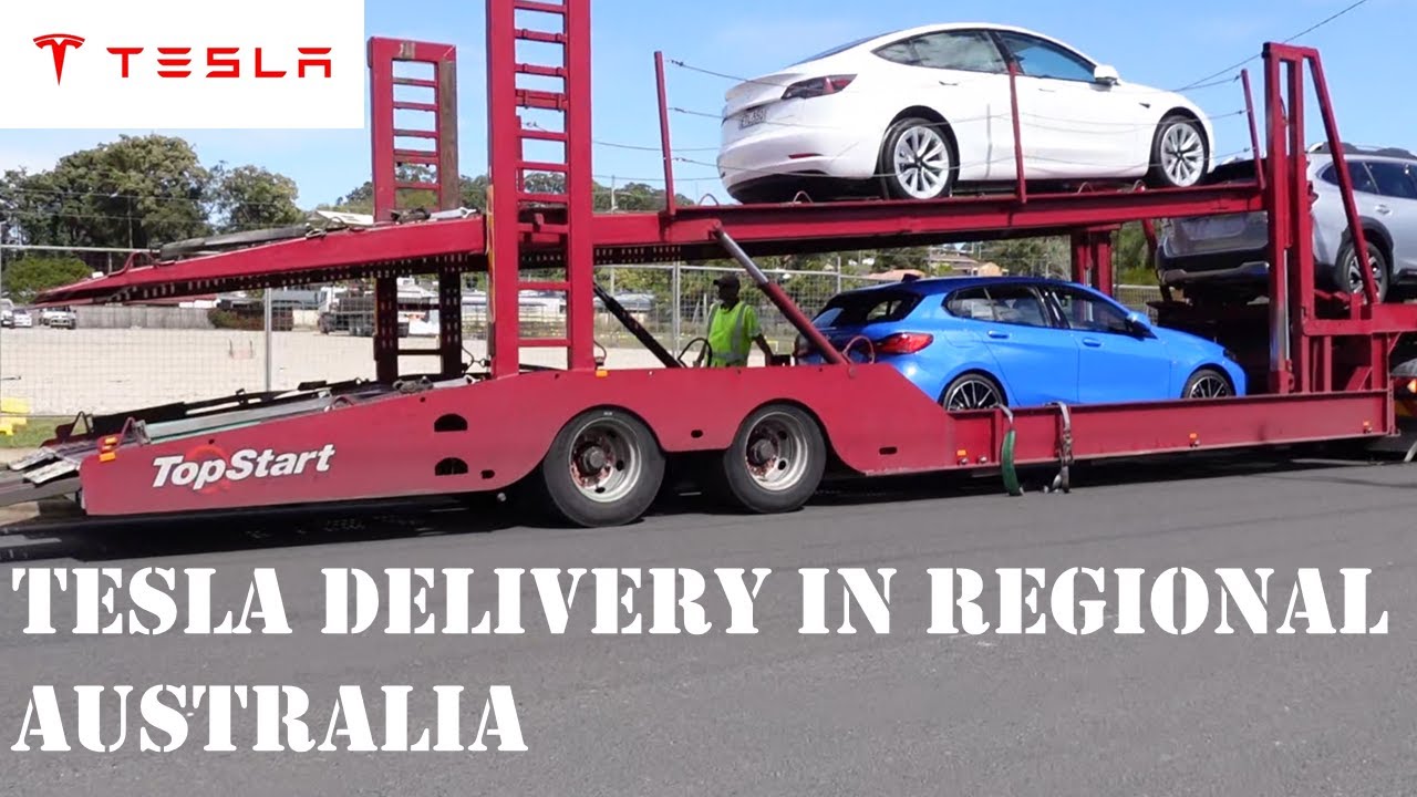 Tesla Delivery in Regional NSW - YouTube