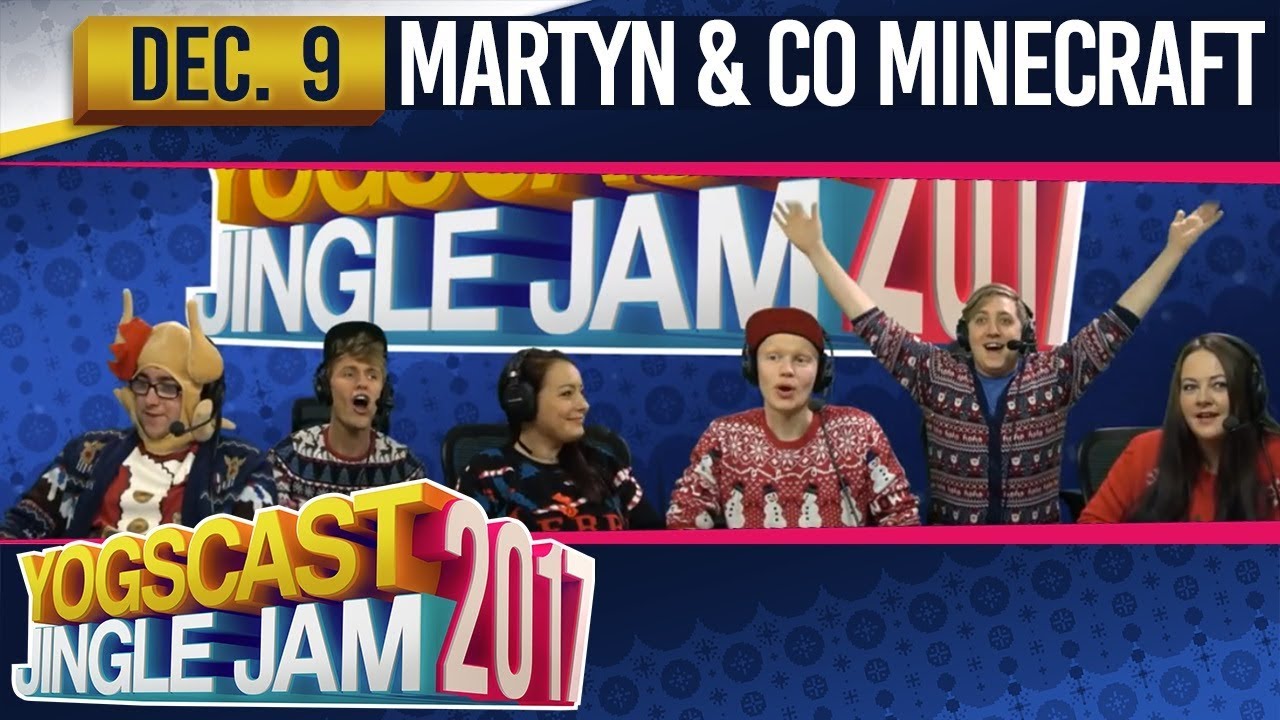 Minecraft Minigames w/ Martyn & Friends! - YOGSCAST JINGLE JAM - 9th ...