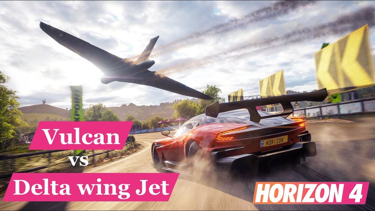 Forza Horizon 4 Aston Martin Vulcan vs Delta Wing Jet - lost my Vulcan ...