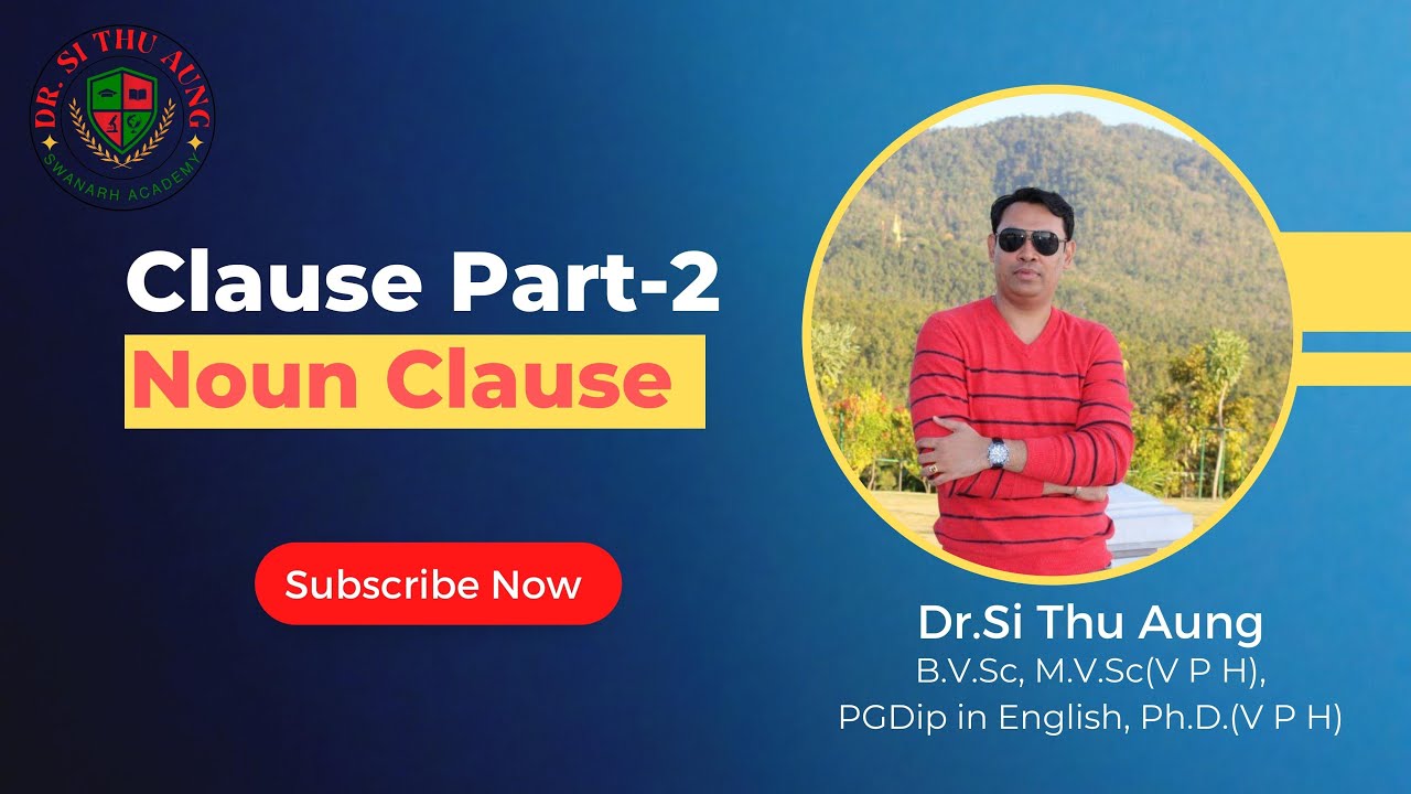 Clause Part-2 (Noun Clause) - YouTube
