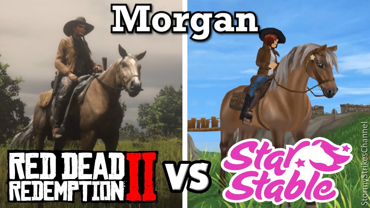 Red Dead Redemption 2 VS Star Stable || MORGAN HORSE - YouTube