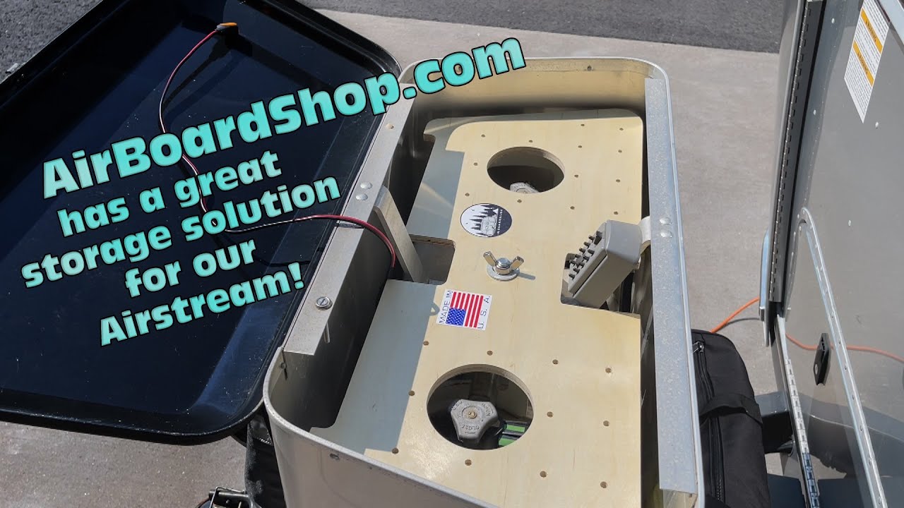 AirBoardShop.com has a great storage solution for our Airstream! - YouTube