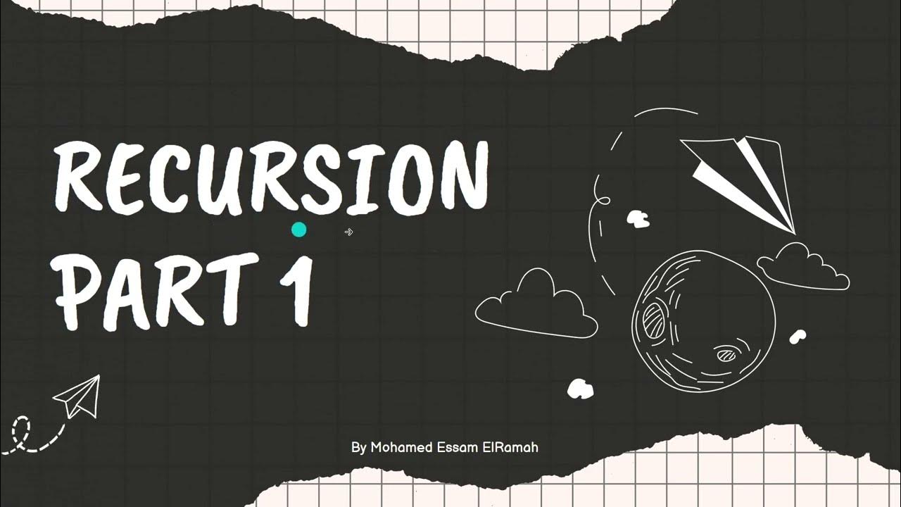 Recursion Part1 (Algo Course) - YouTube