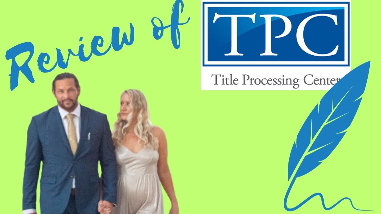 Notary Signing Service Review: TPC (Title Processing Center) - YouTube