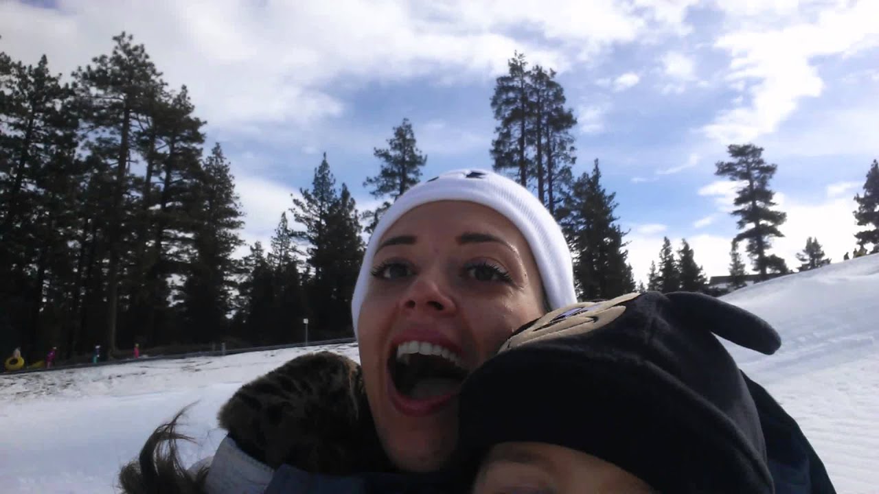 20150110 123325 Big Bear snow tubing - YouTube