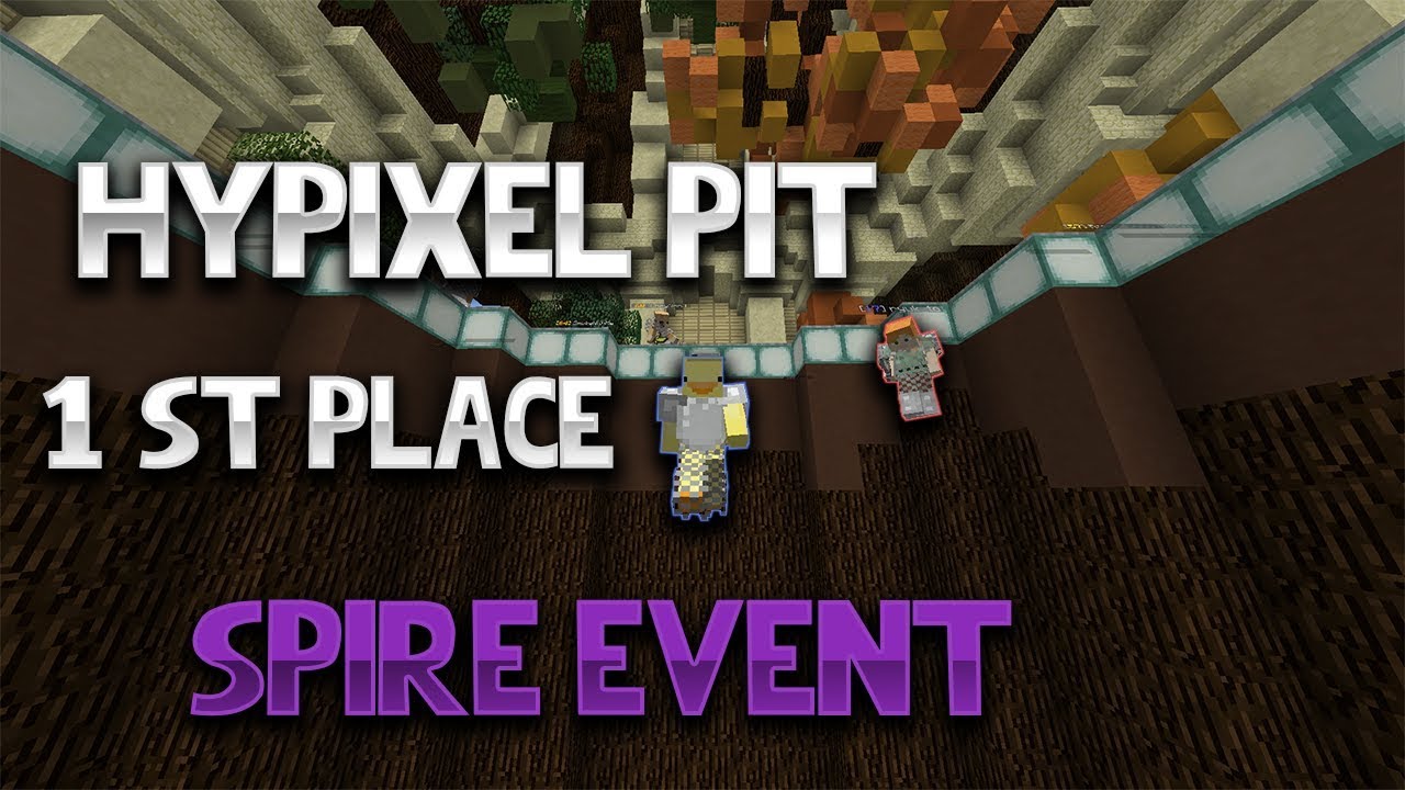 (Hypixel Pit) Getting 1st place in Spire event - YouTube