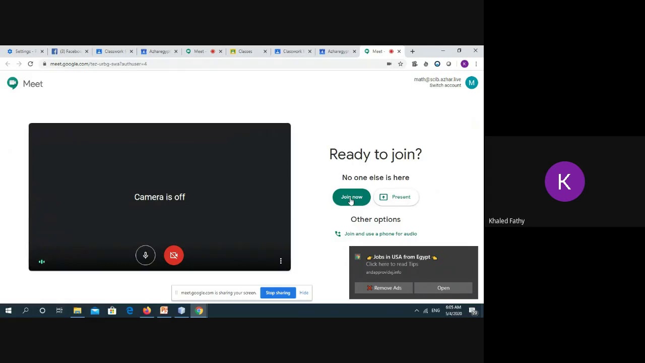 Google class room - YouTube