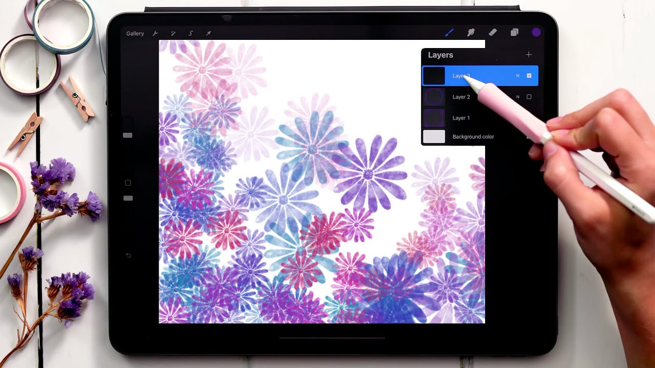 Create a Custom Scatter Brush in Procreate - YouTube