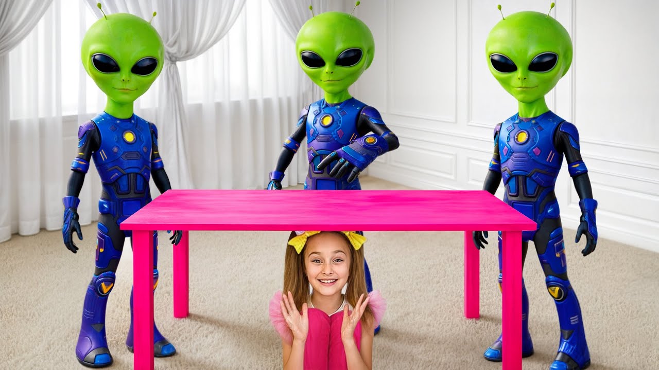 Funny pranks with alien invasion and sneaking from UFO - YouTube