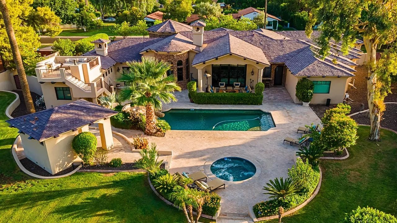 TOUR A $10M Paradise Valley Arizona Mansion | Scottsdale Real Estate ...