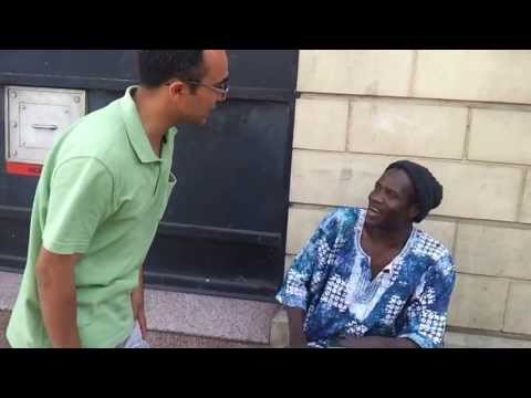 Stirling/Iskocya'da Senegalli Suleymanla darbuka sov-1